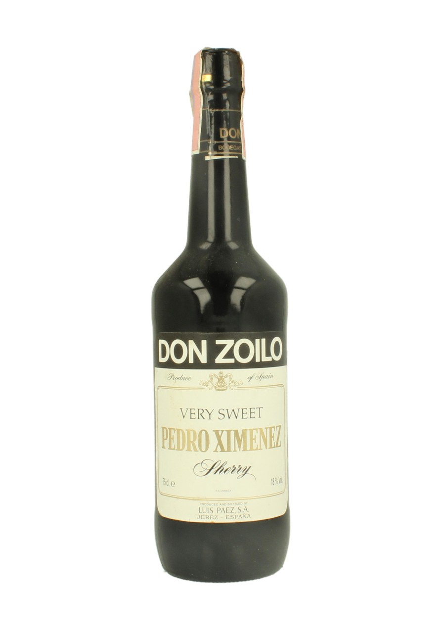 DON ZOILO Sherry Bot.90's 75cl 18% Pedro Ximenez - Vedry sweet ...