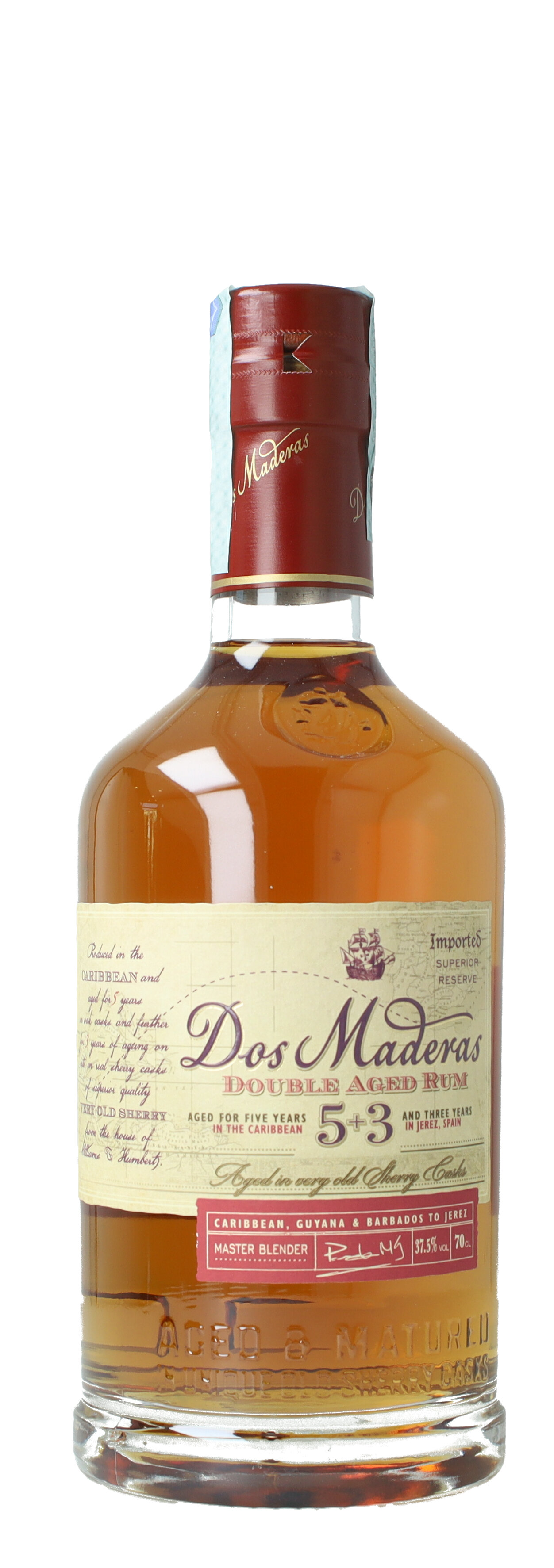 DOS MADERAS 5+3 rum 70cl 37.50% - Products - Whisky Antique, Whisky ...