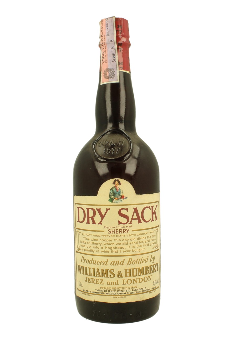 DRY SACK Sherry 75cl 19.5% Williams and Humbert - Products - Whisky ...