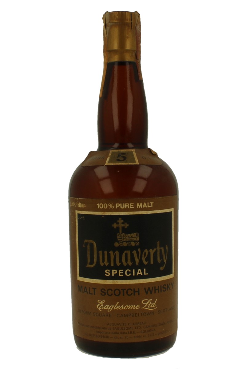 Dunaverty- Campbelltown 5 years old - Bot.70's 75cl 43% OB- Springbank ...