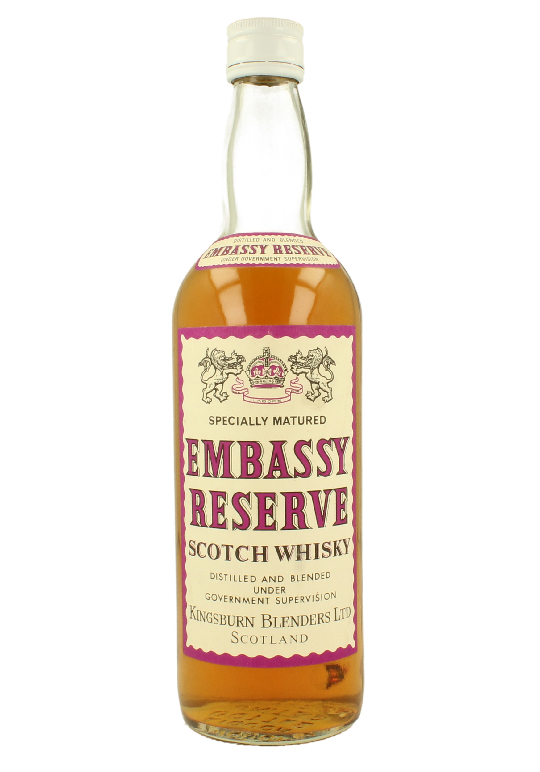 EMBASSY RESERVE Bot.70's 75cl 40% Kingsburn Blenders - Blended ...