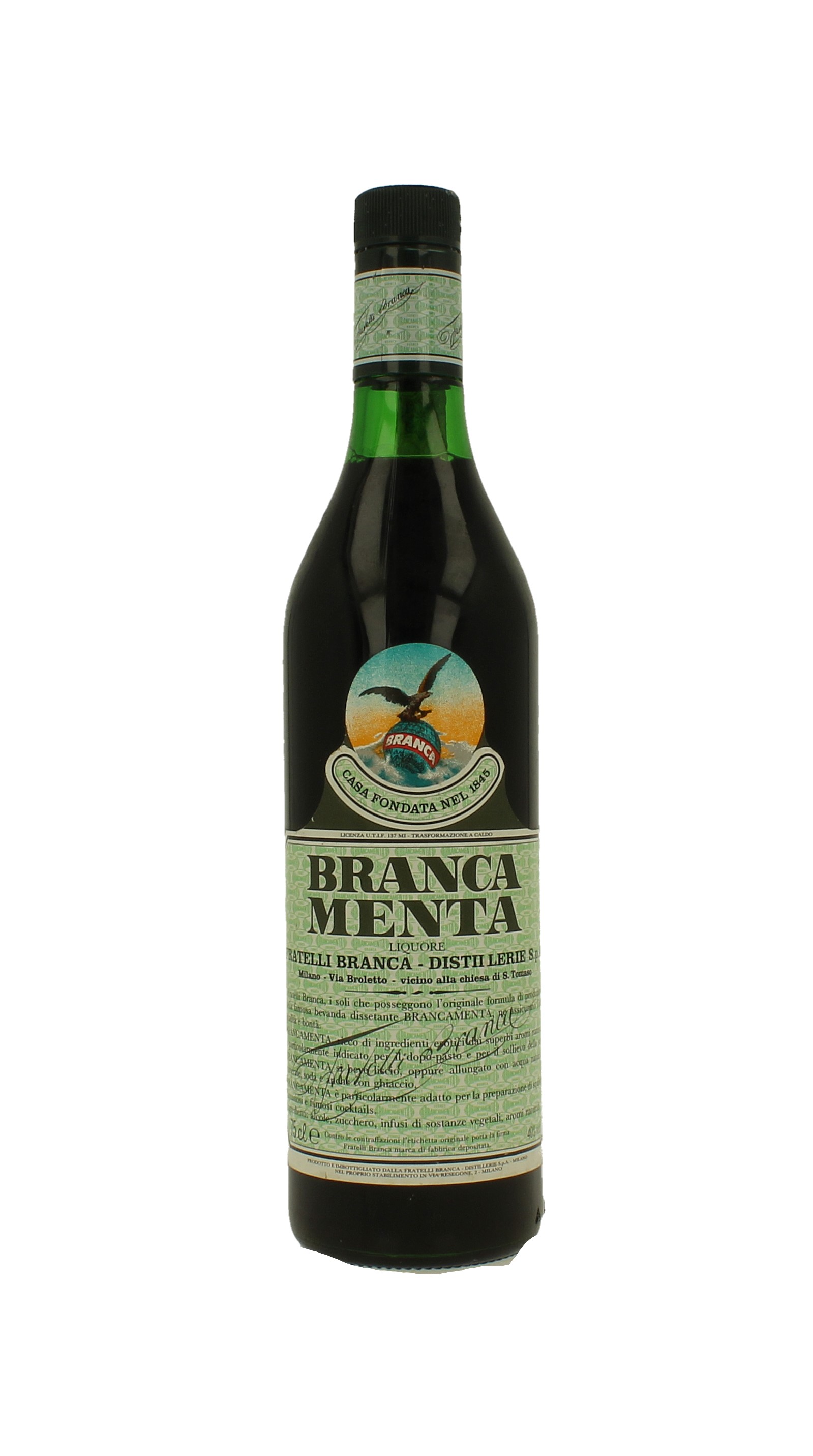 Fernet Branca Menta Bot. 80's/90's 75cl 40% - Products - Whisky Antique ...