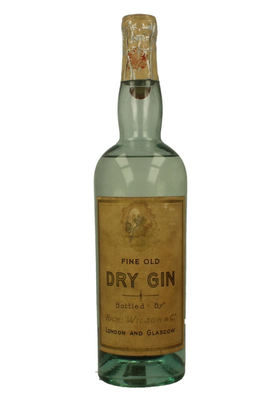 FINE OLD DRY GIN Bot.40's 75cl 40% WILSON - Products - Whisky Antique ...