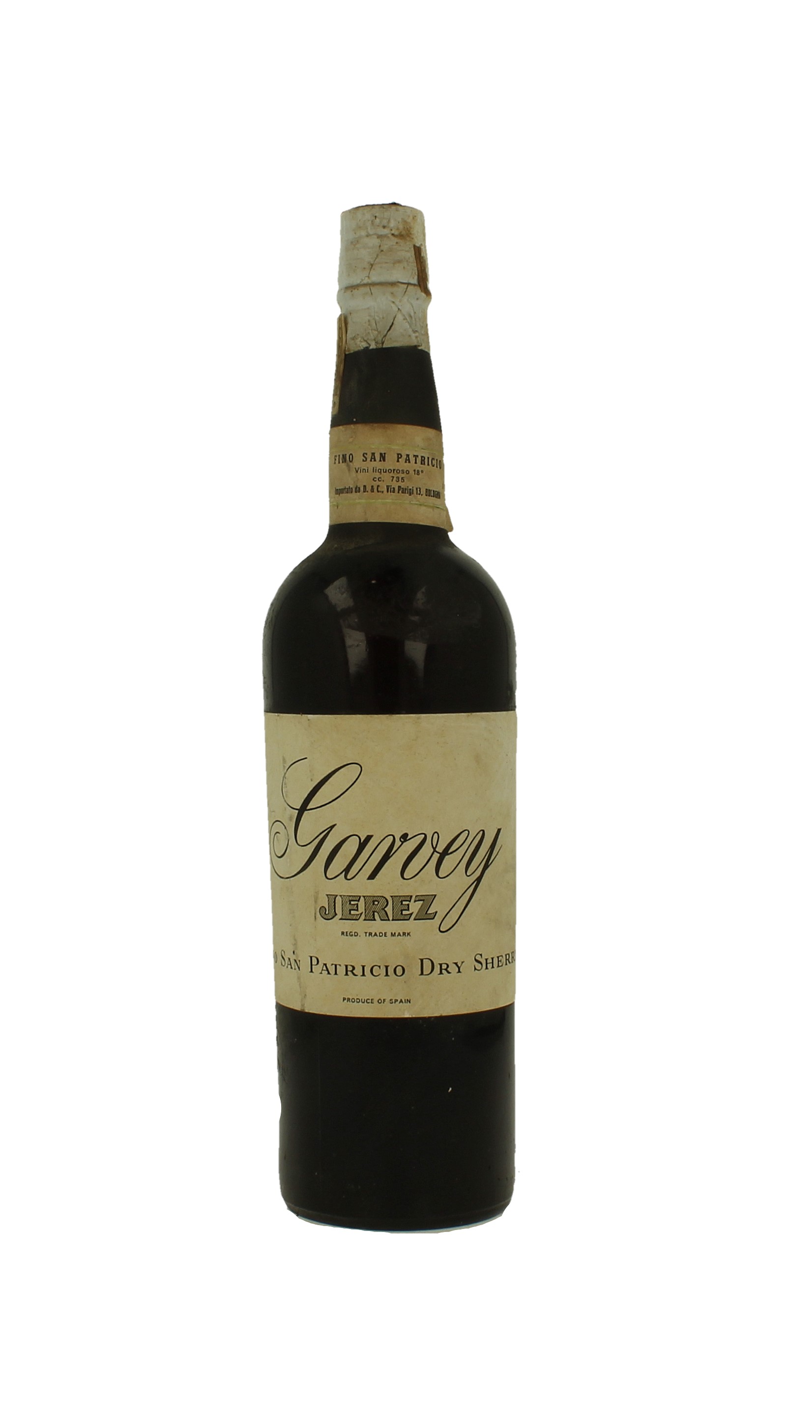 Garvey Sherry Wine Bot 60/70's 75cl - Products - Whisky Antique, Whisky ...