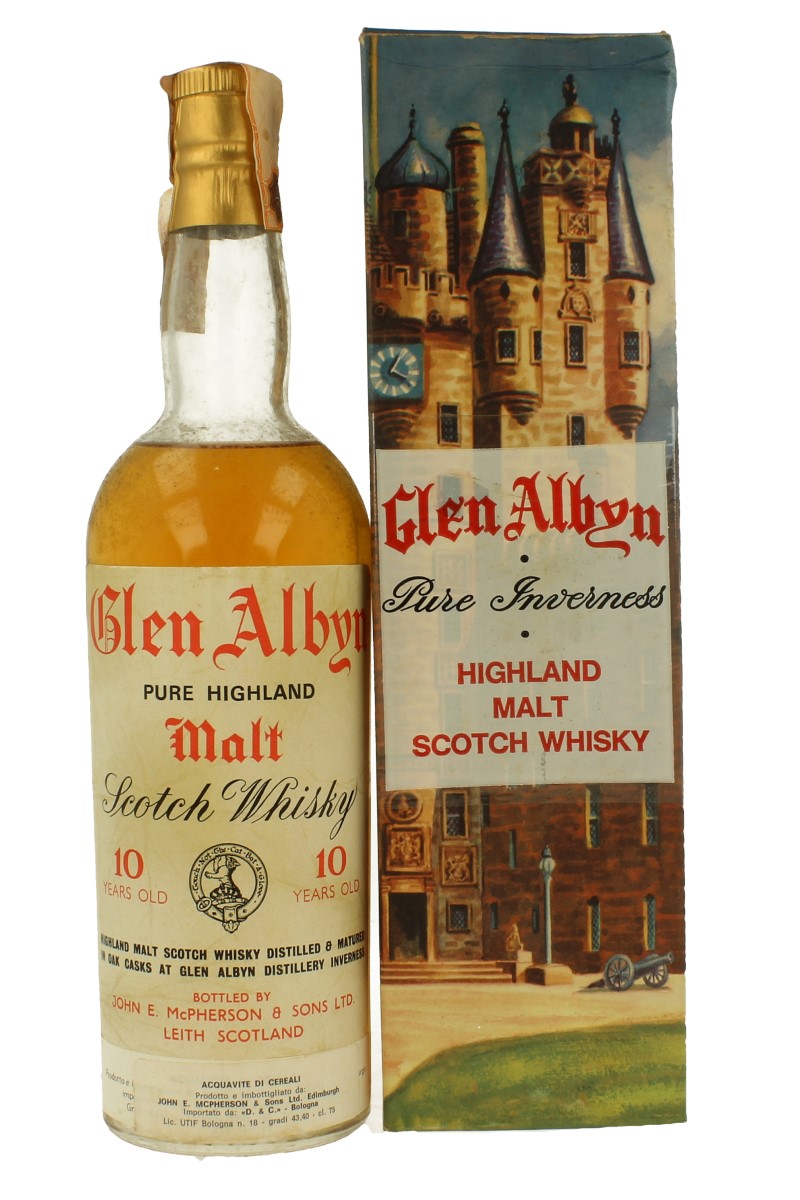 GLEN ALBYN 10yo Bot.60's 75cl 43% OB - Products - Whisky Antique ...