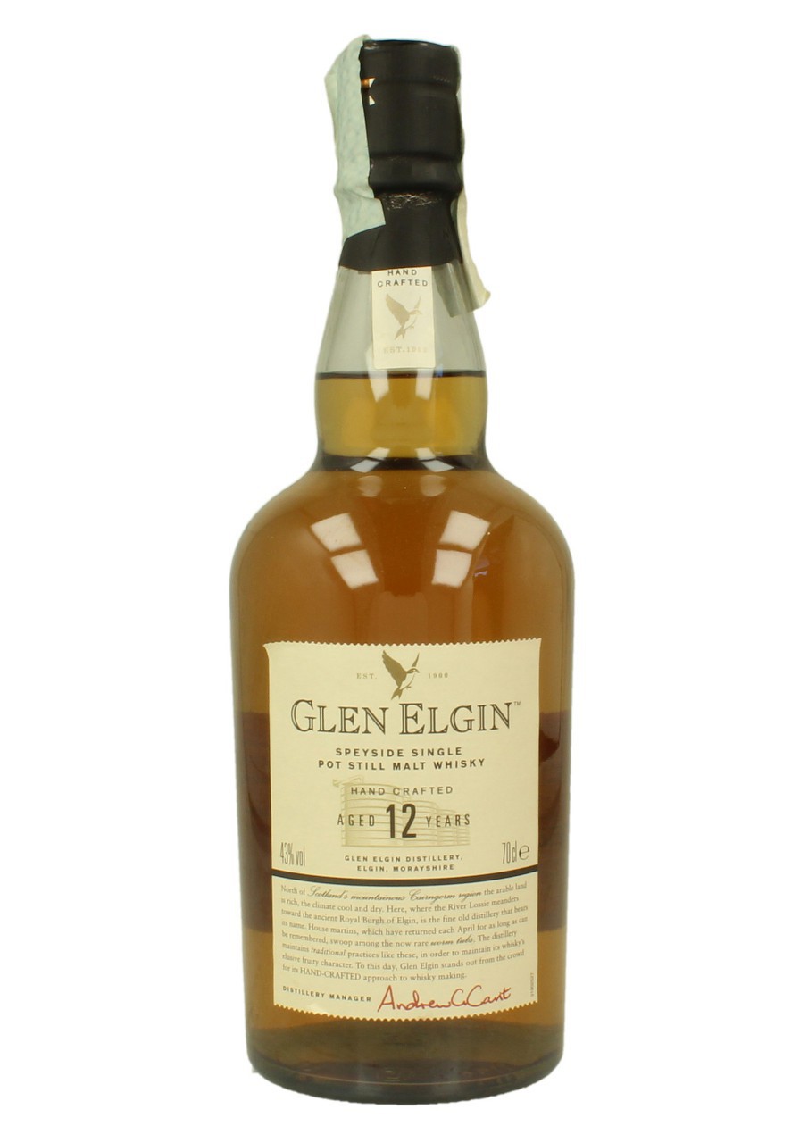 GLEN ELGIN 12 years old 70cl 43% OB - Products - Whisky Antique, Whisky ...