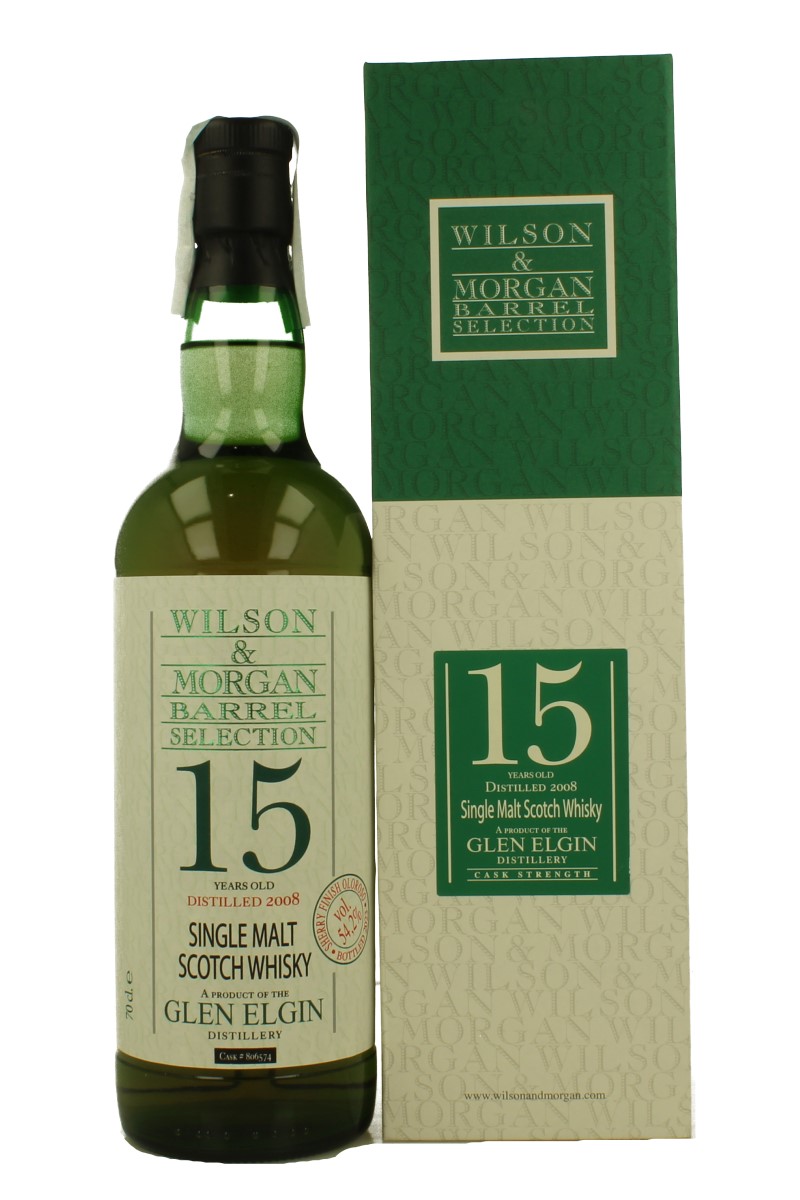 GLEN ELGIN 15 years old 2008 2023 70cl 54.2% - Wilson & morgan ...