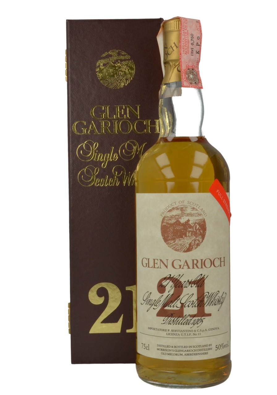 GLEN GARIOCH Highland Malt Scotch Whisky 21 Year old 1965 75cl 50% - Products - Whisky Antique ...