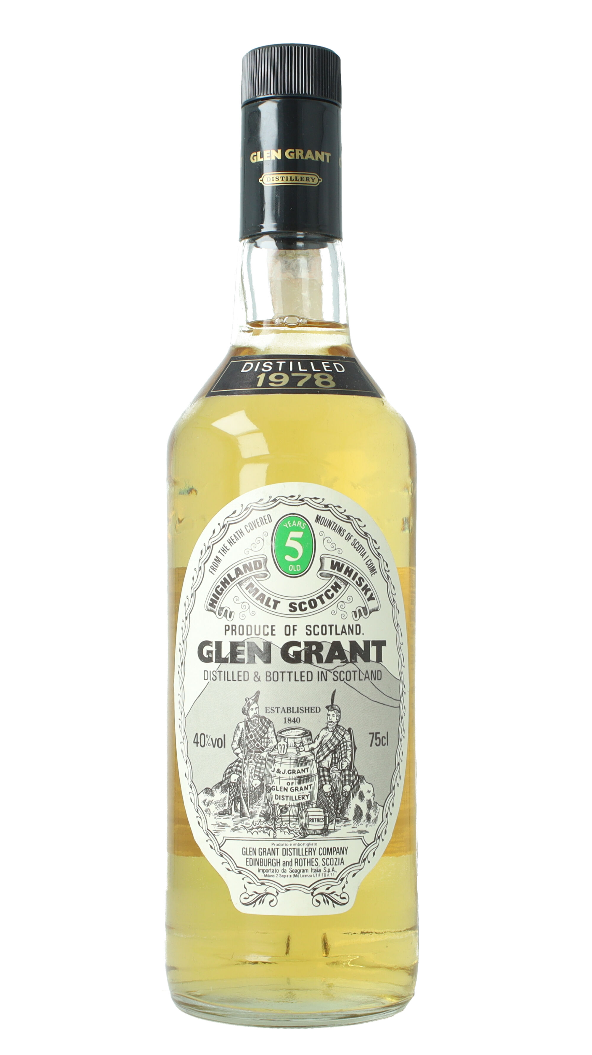 Glen Grant Speyside Scotch Whisky 5 year old 1978 75cl 40% - Products ...