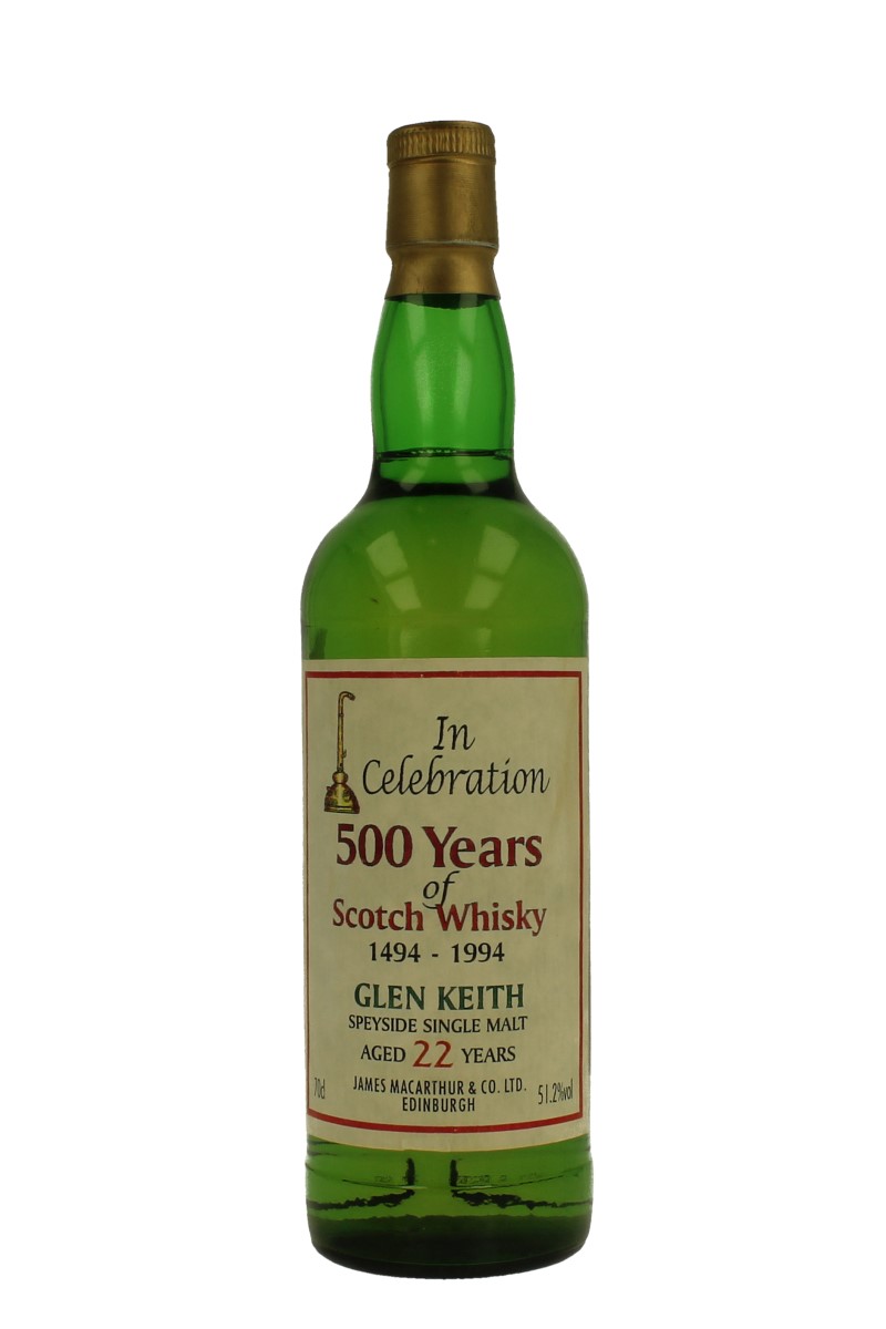 Glen Keith Speyside Scotch Whisky 22yo Bot.1994 70cl 51.2% James ...