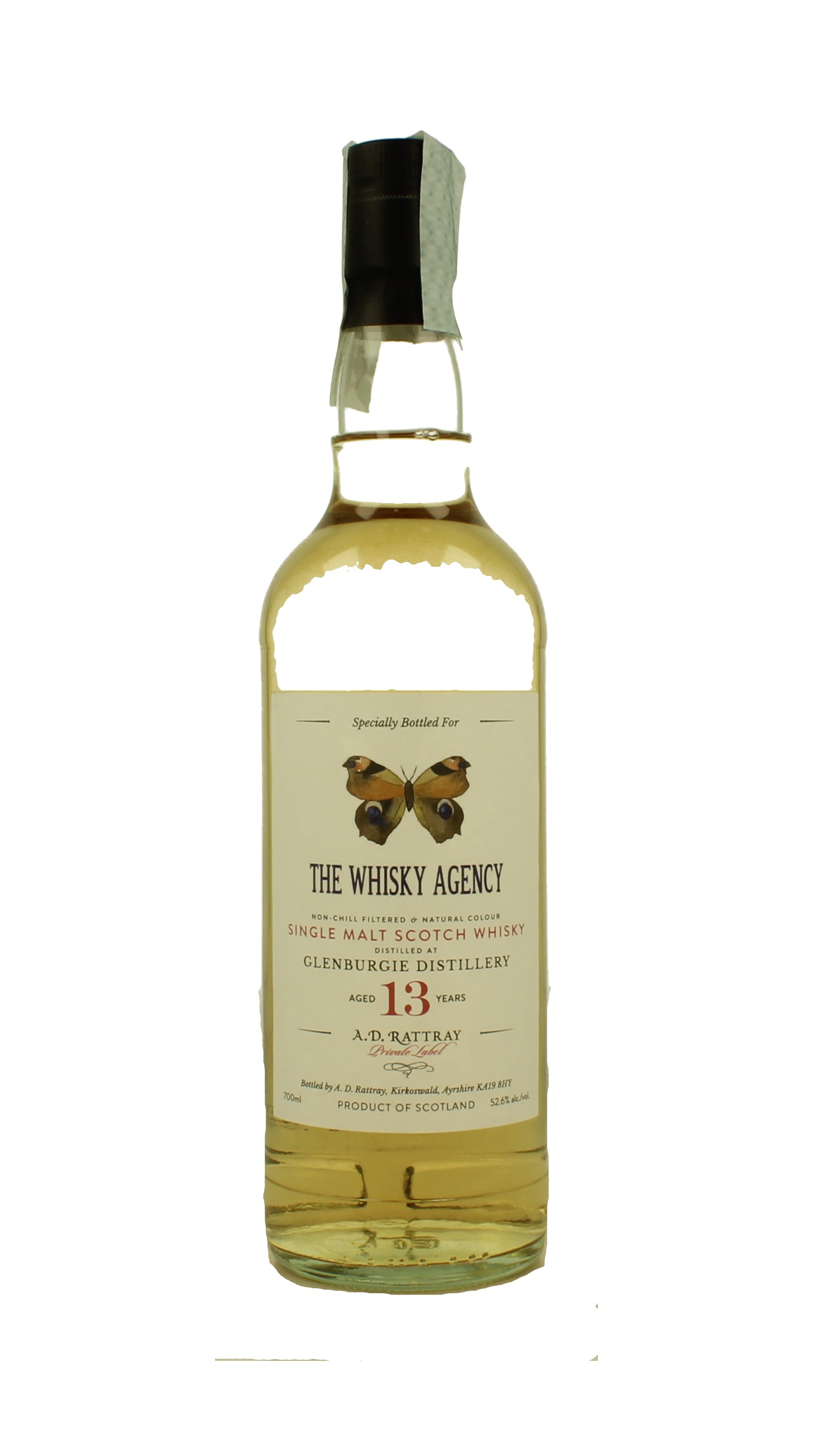 GLENBURGIE 13 years old 2010 2023 70cl 52.6% A.D Rattray bottled fot ...