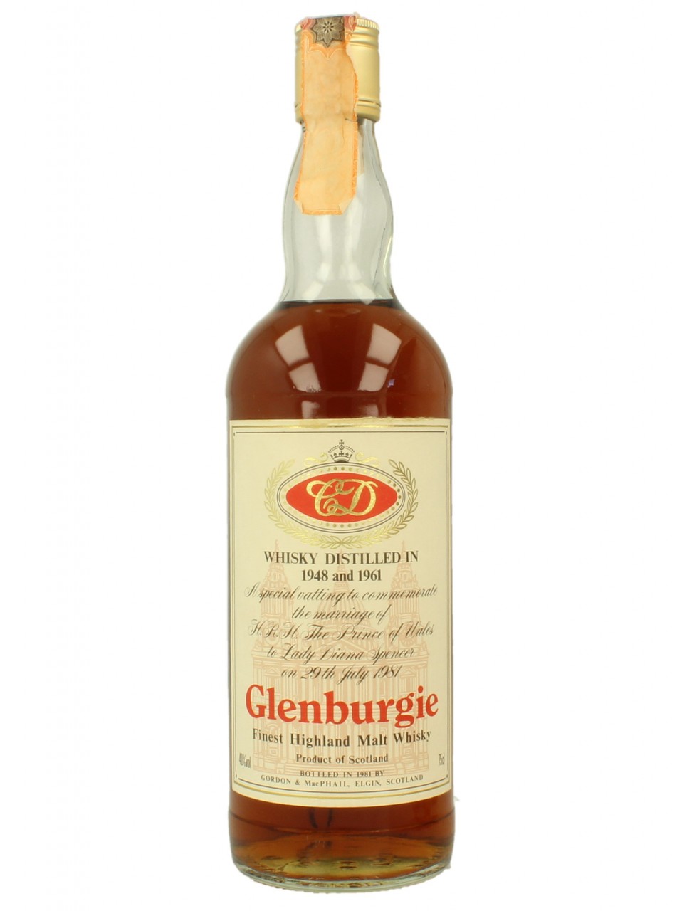GLENBURGIE 1948 & 1961 Bot.1981 75cl 40% Gordon MacPhail - Royal ...
