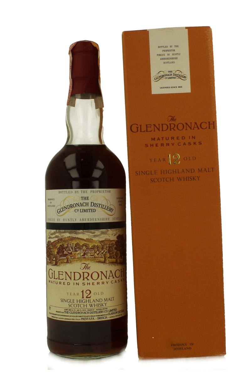 GLENDRONACH 12 years Old Bot in The 80's 75cl 43% OB- - Products ...