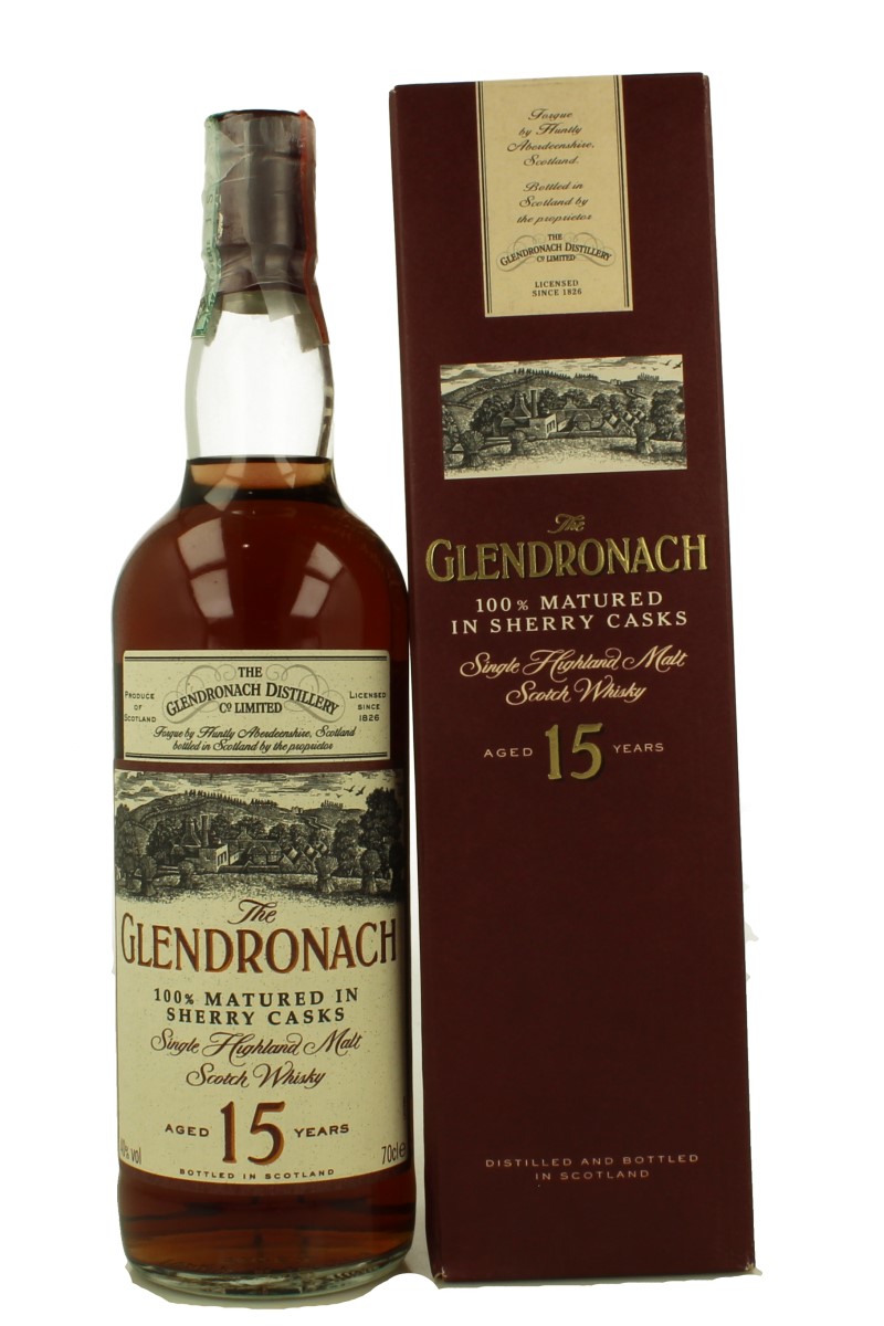 GLENDRONACH 15 year Old Bot.Late 90's early 2000 70cl 40% OB - Sherry Wood - Products - Whisky ...