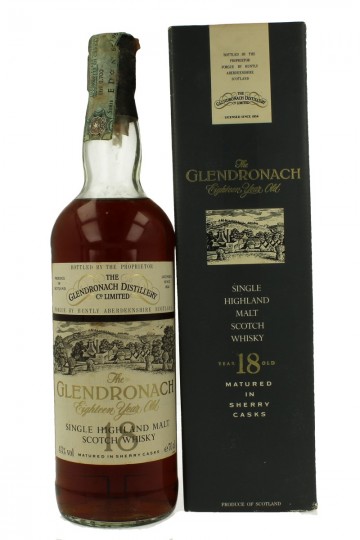 GLENDRONACH 18yo 1974 70cl 43% - Products - Whisky Antique, Whisky ...