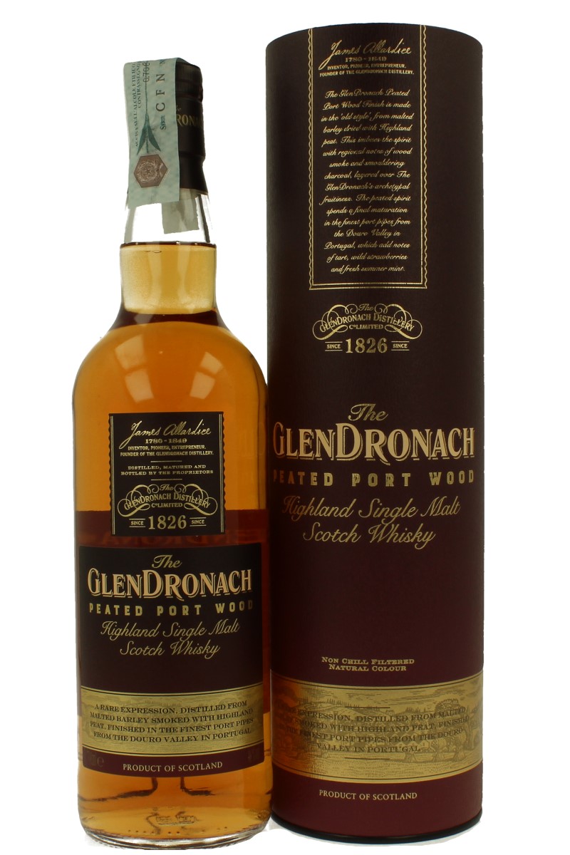GLENDRONACH 70cl 46% Peated port wood - Products - Whisky Antique ...