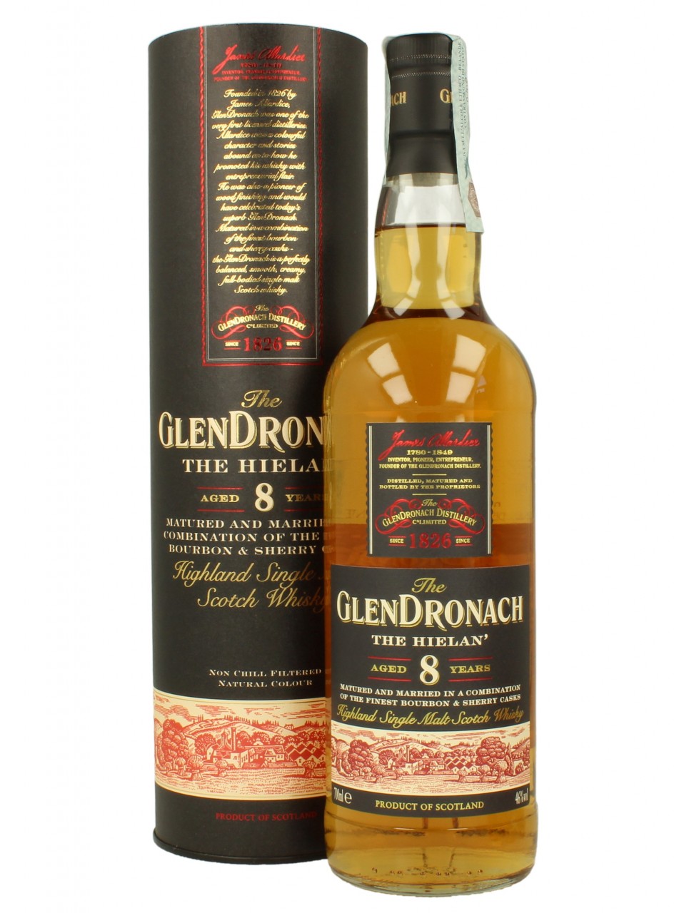 GLENDRONACH The Hielan 8yo 70cl 40% OB - Products - Whisky Antique ...