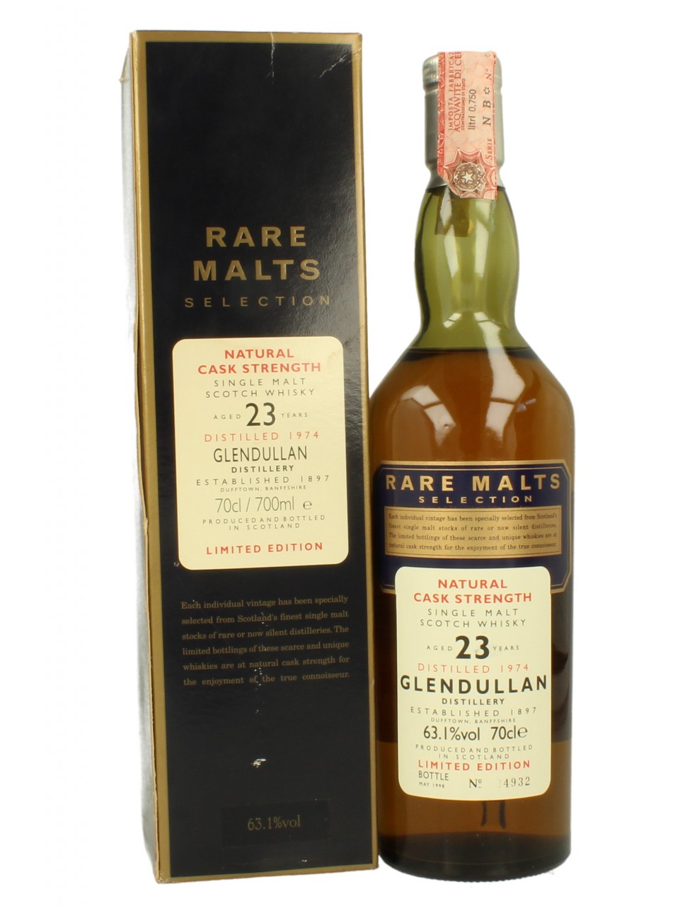 Glendullan Speyside Scotch Whisky 23yo 1974 1998 63.1% OB - Rare Malts ...