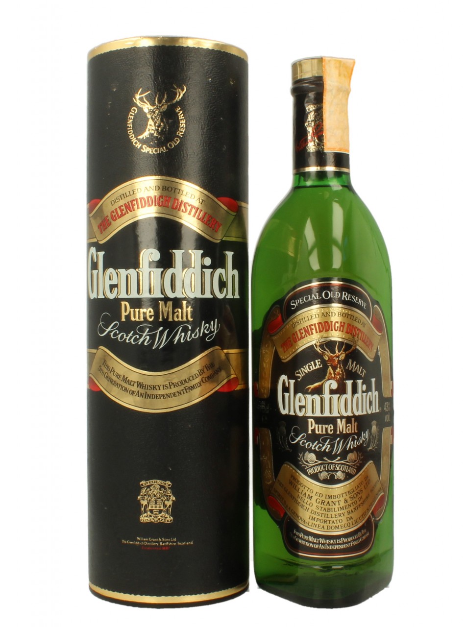 GLENFIDDICH Special Old Reserve Bot.80's 75cl 43% OB - Products - Whisky Antique, Whisky & Spirits