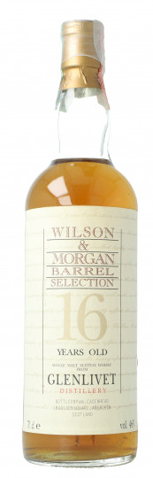 Glenlivet Speyside Scotch Whisky 16 Year Old 70cl 46% Wilson & Morgan ...