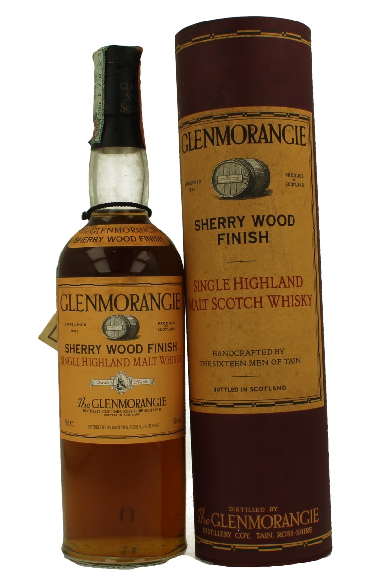 GLENMORANGIE Sherry Wood Finish Bot.late 90's 70cl 43% OB - Products ...