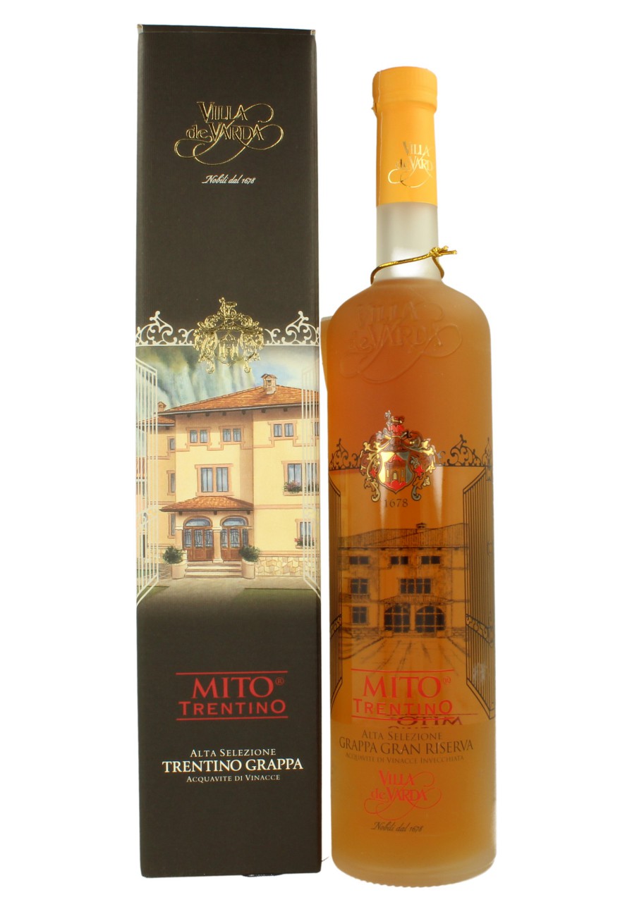 GRAPPA GRAN RISERVA MITO TRENTINO VILLA DE VARDA - Products - Whisky ...