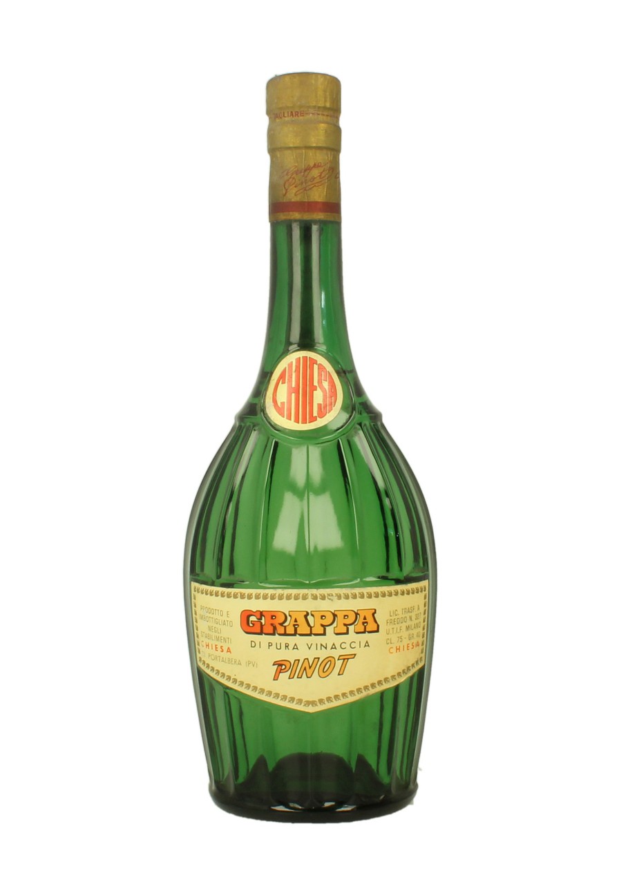 GRAPPA PINOT CHIESA 75 CL 40 % OLD BOTTLE - Products - Whisky Antique ...