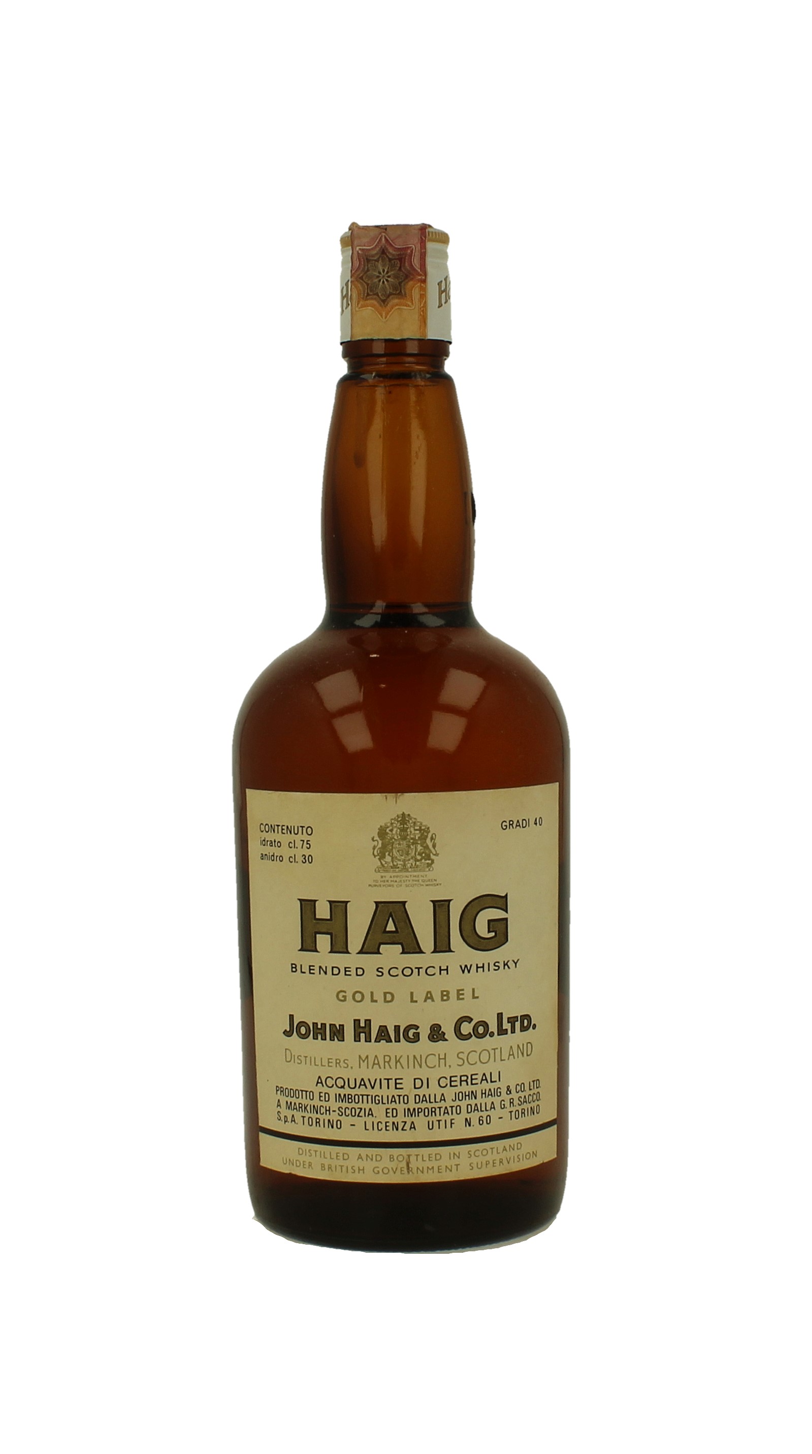 HAIG Gold Label - Bot.70-80's 75cl 40% - Products - Whisky Antique ...