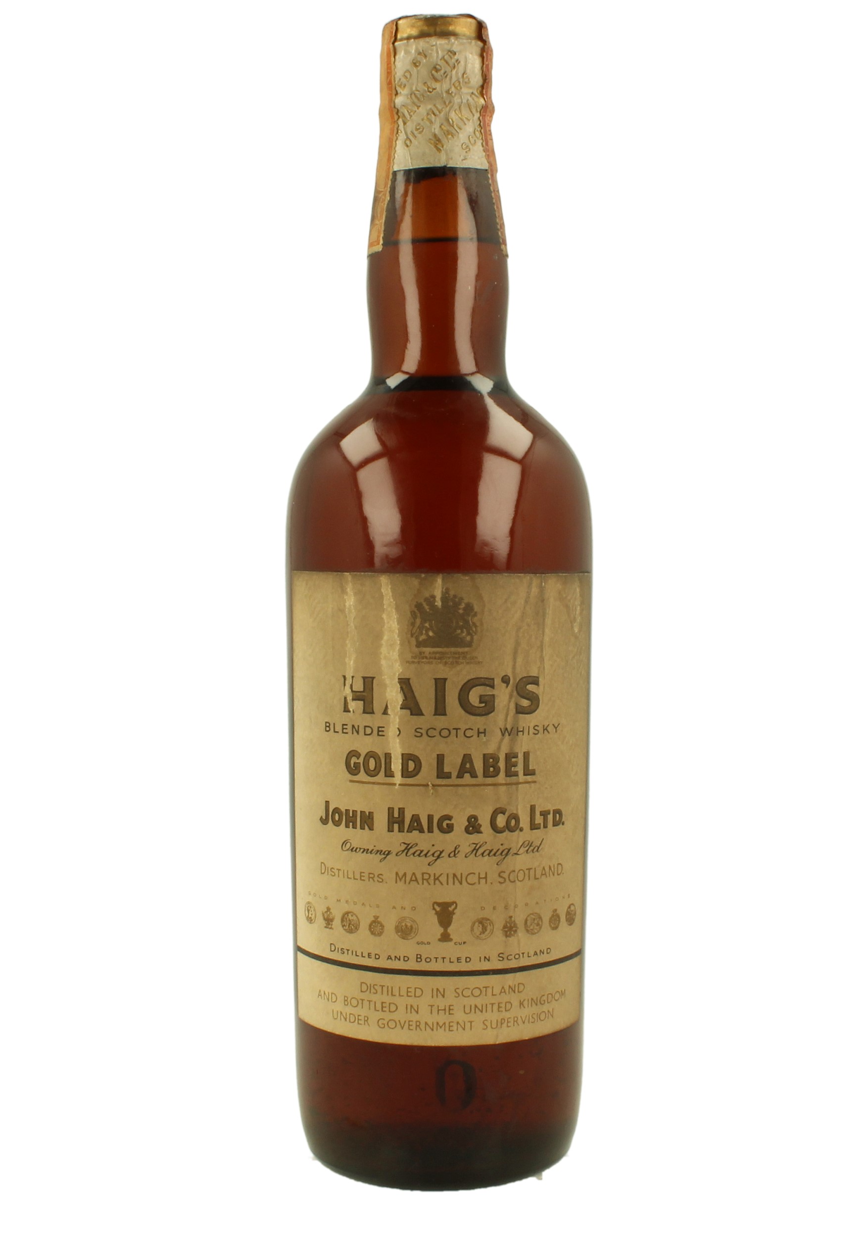 HAIG Gold Label Spring Cap Bot.60's 75cl 43% John Haigh & Co. - Blended ...