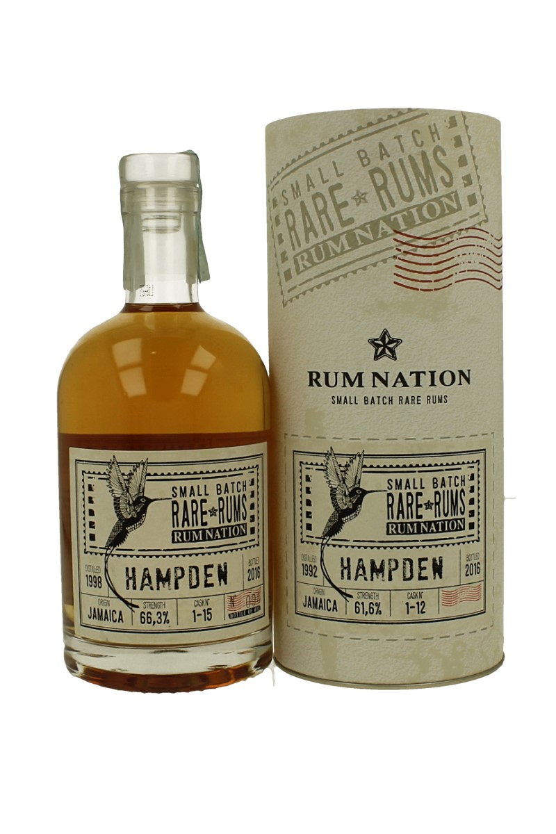 Hampden RUM Nation 1998 2016 70cl 66.3% Rossi & Rossi Rum Nation cask 1 ...