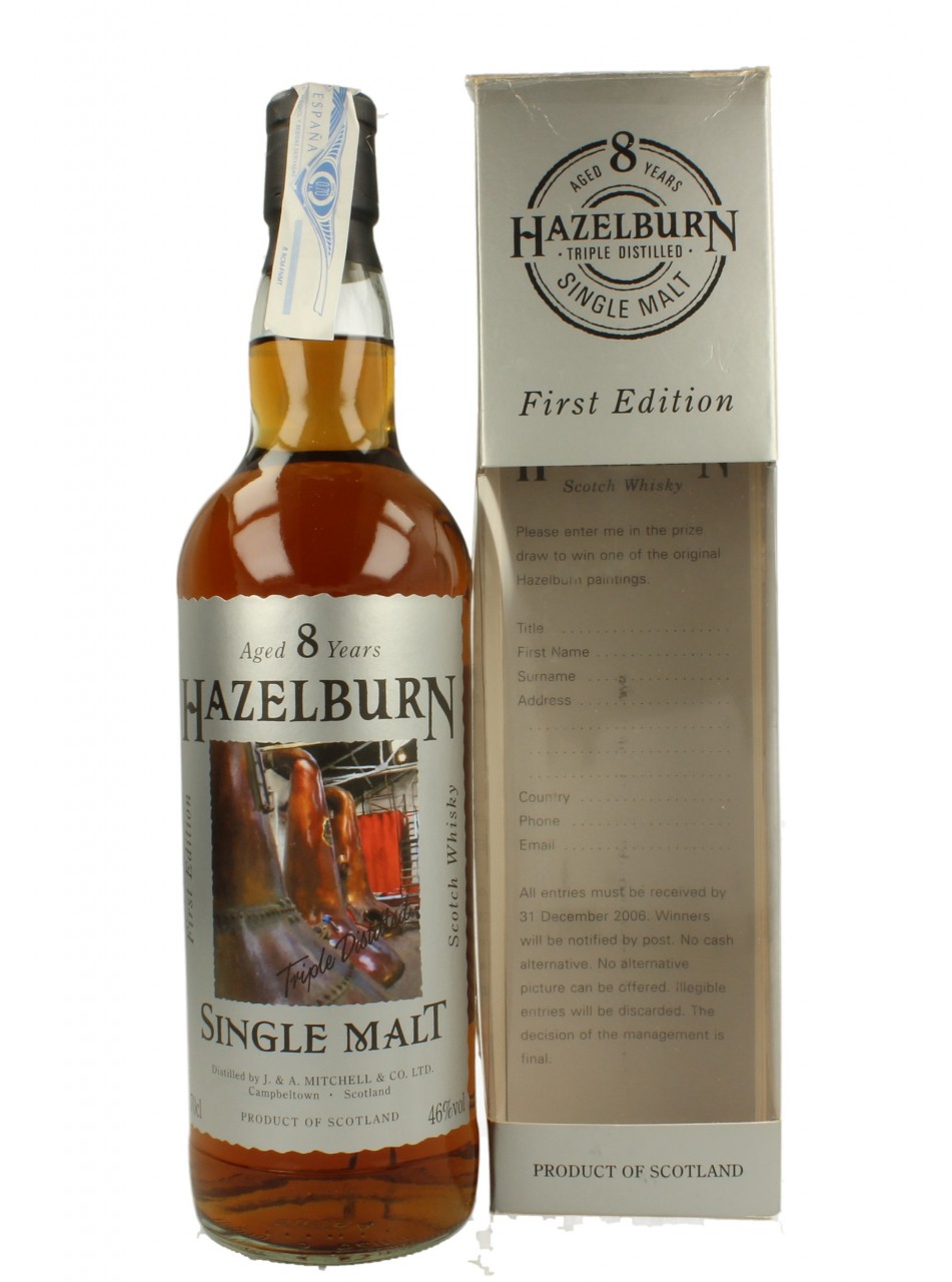 Hazelburn Springbank CampbelTown Scotch whisky 8 Year old 70cl 46% OB ...