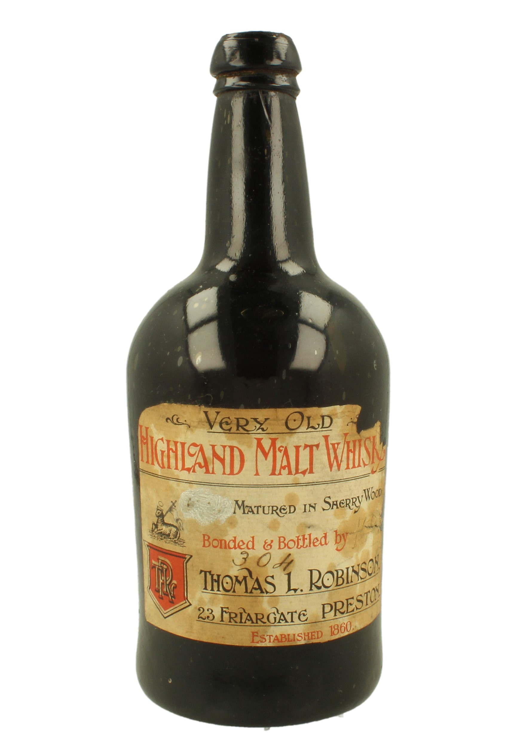HIGHLAND MALT WHISKY Bot.around 1900 75cl Thomas Robinson - Products ...