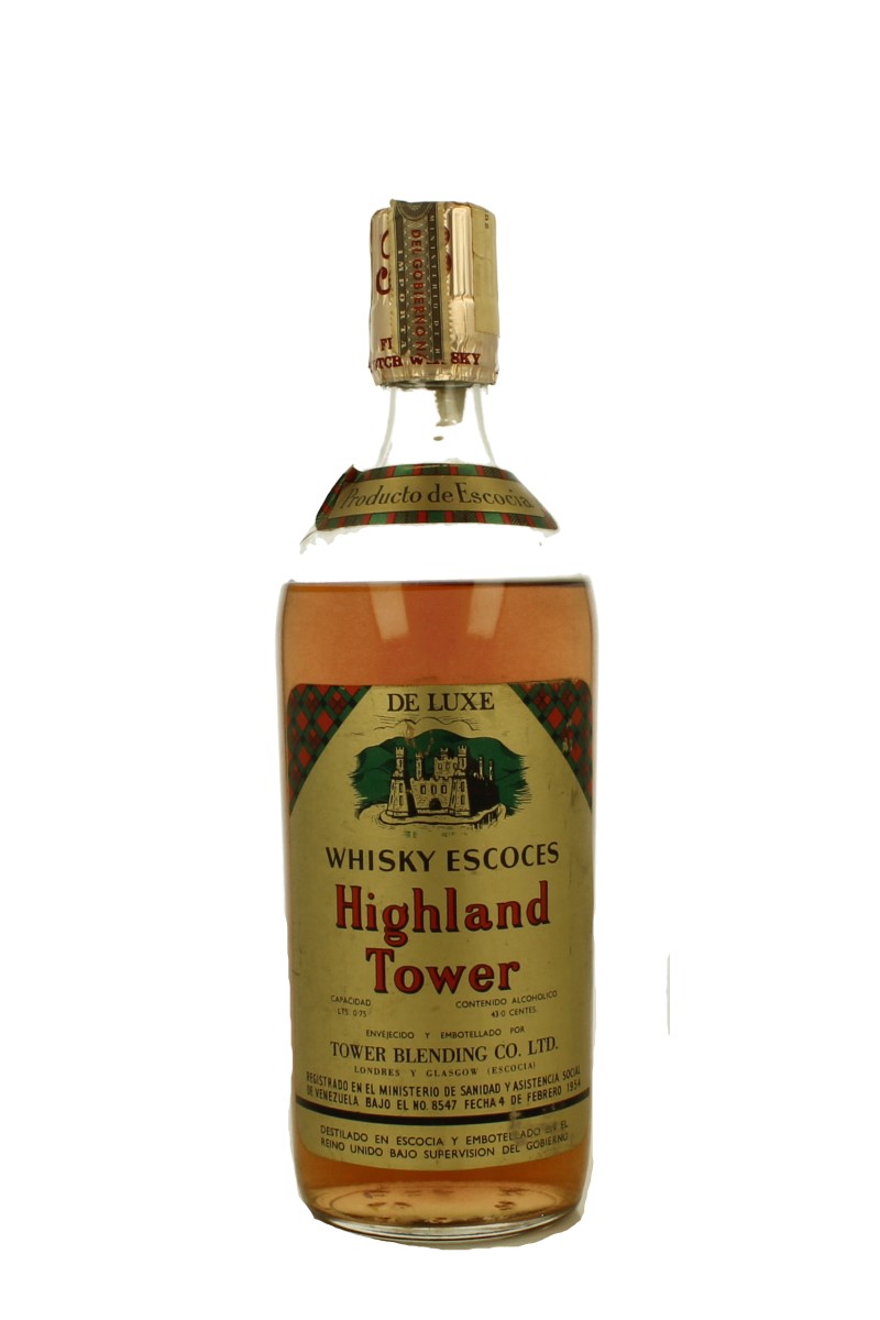 Highland Tower Scotch Whisky Bottled around 1970 75cl 43% Canadian ...