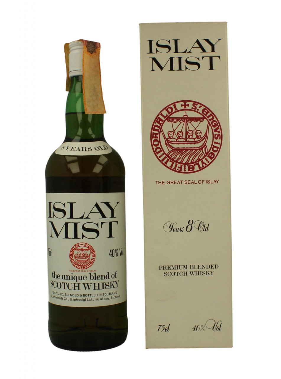 ISLAY MIST 8yo Bot.80's 75cl 43% D. Johnston & Co. (Laphroaig ...