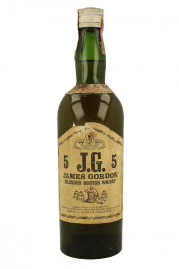 J&G JAMES GORDON 1966 75cl 40% James Gordon & Co. - Products - Whisky ...