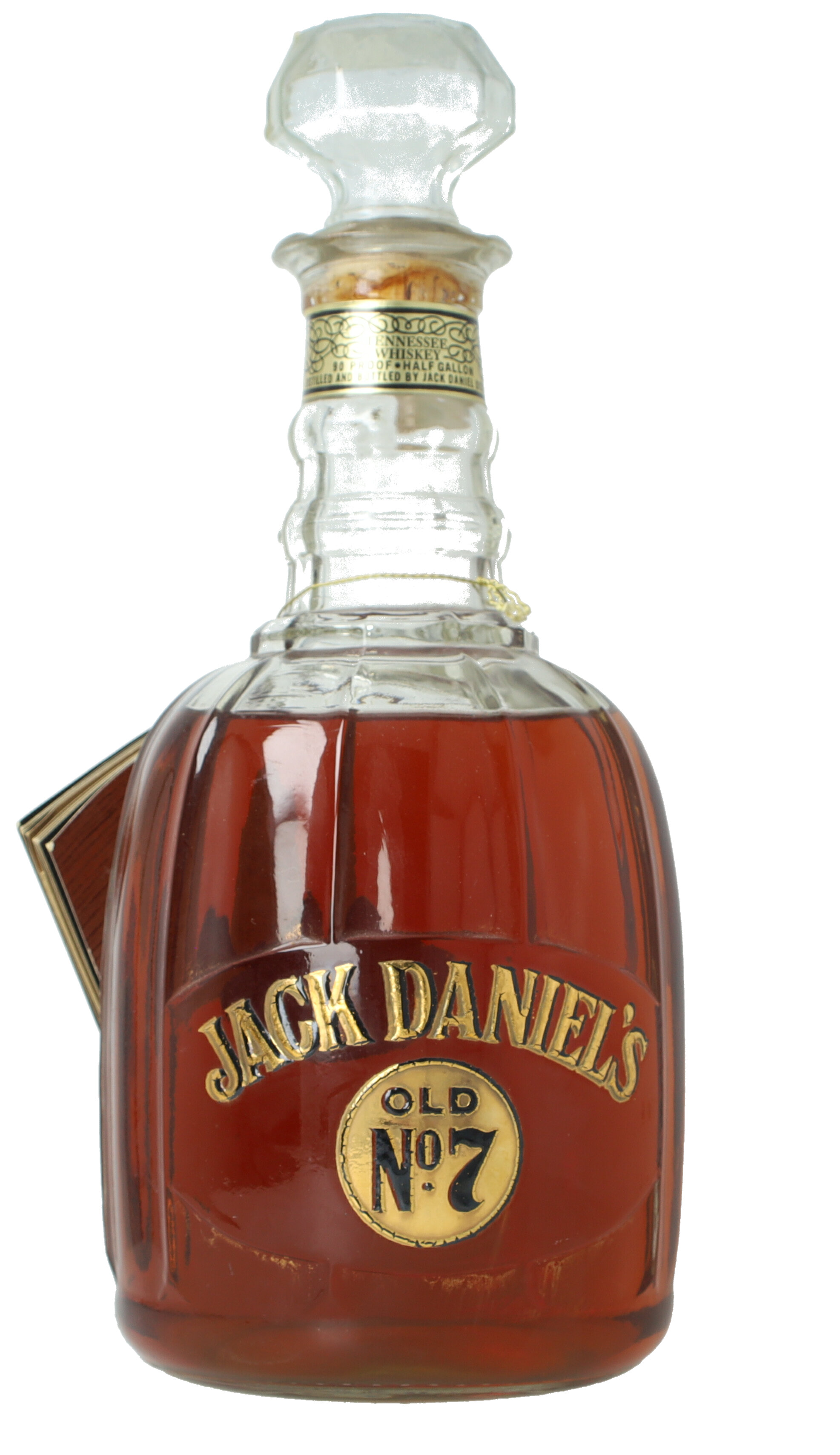 JACK DANIEL'S OLD No. 7 Half gallon 90 proof Maxwell House Bottle ...