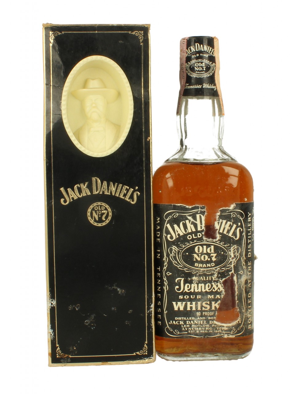 JACK DANIEL'S OLD No. 7 VERY OLD BOTTLE 75 CL 45 % BOTTLED 1973 ...