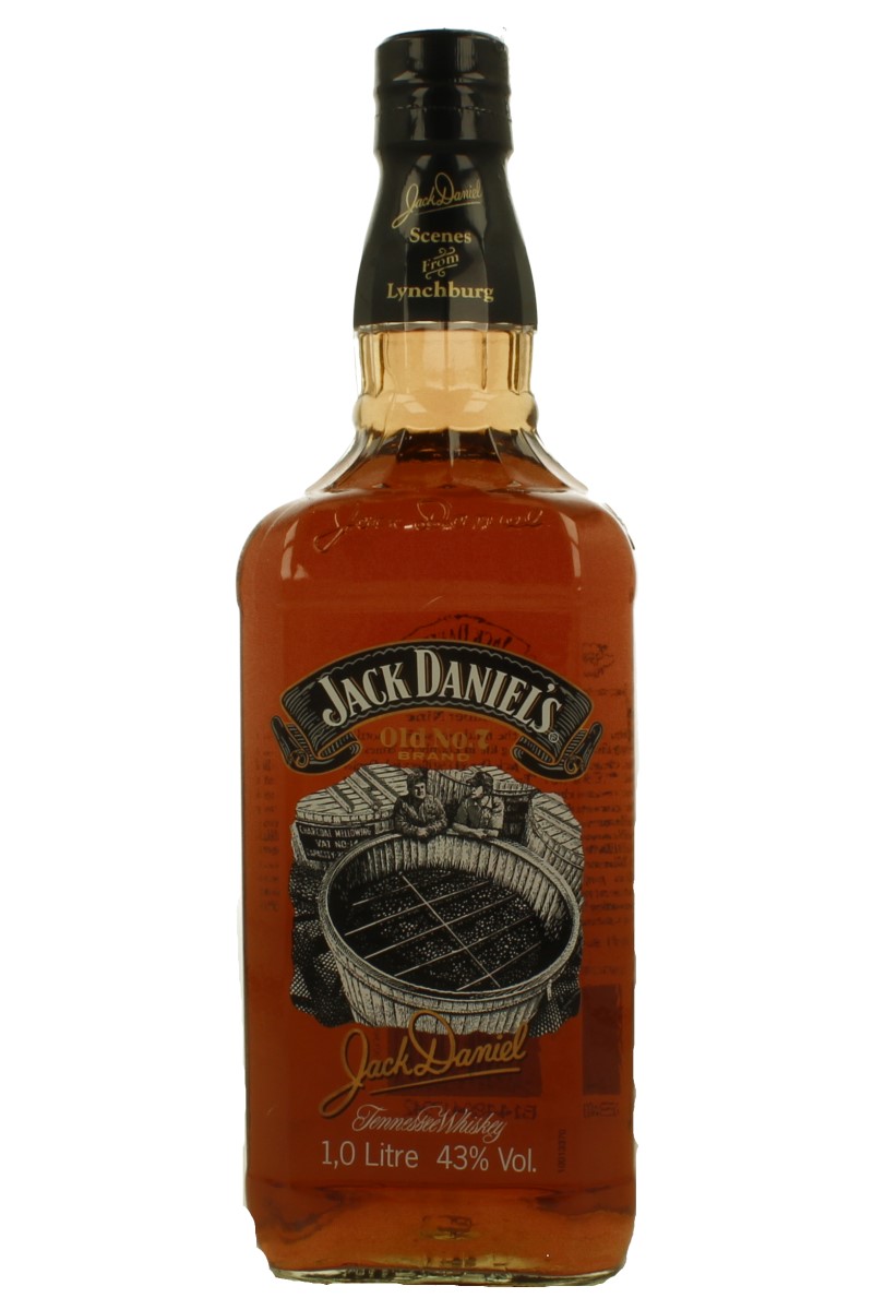 JACK DANIEL'S Tennessee Whiskey Decanter 100cl 43% OB- Scenes from ...