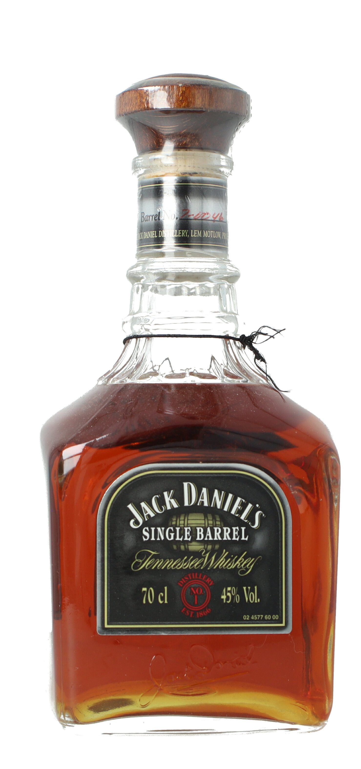 JACK DANIEL'S Tennessee Whiskey Single Barrel early 2000's 70cl 45% OB ...