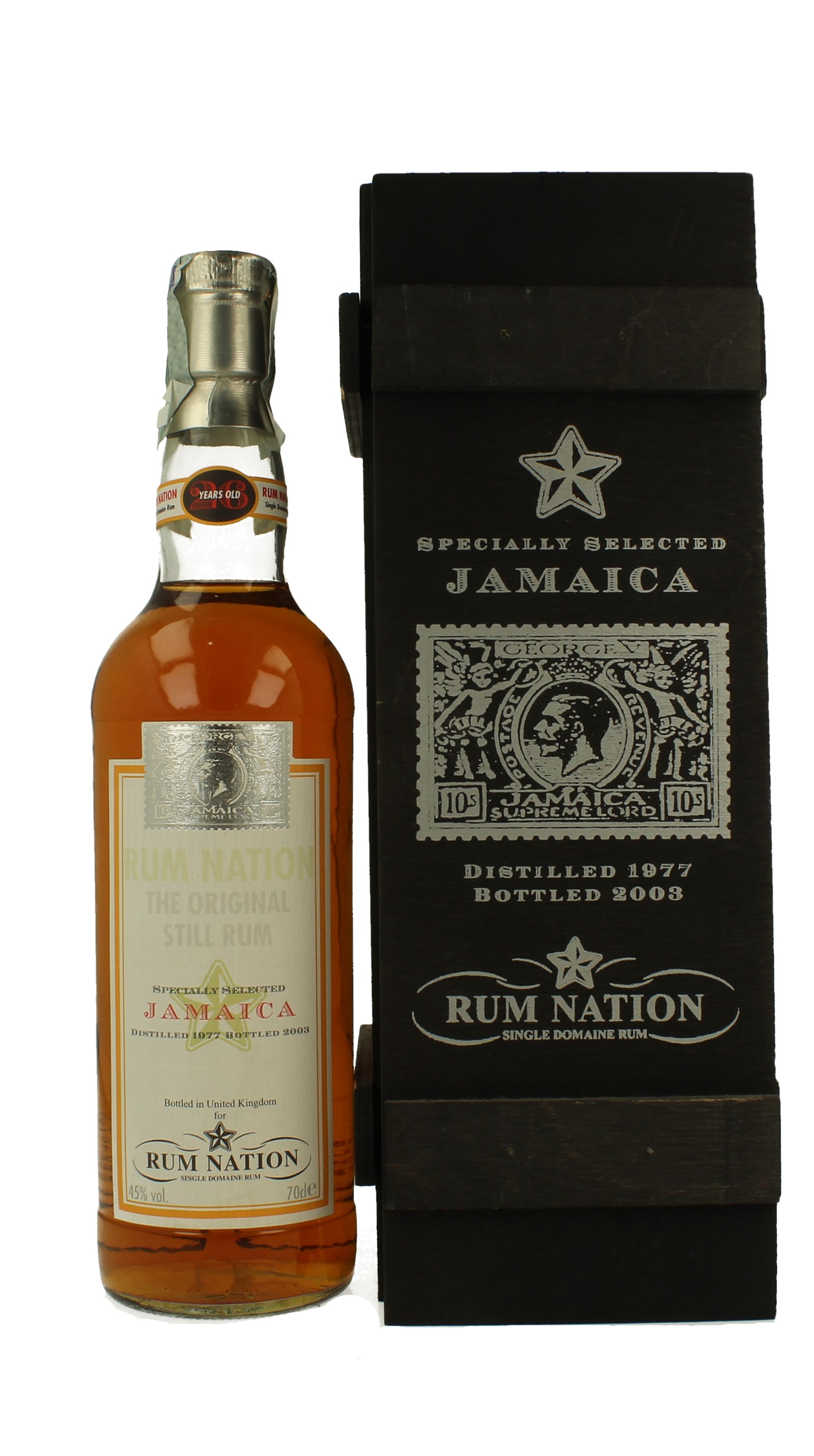 JAMAICA RUM 26 Years old 1977 2003 70cl 45% Rum Nation - Products ...