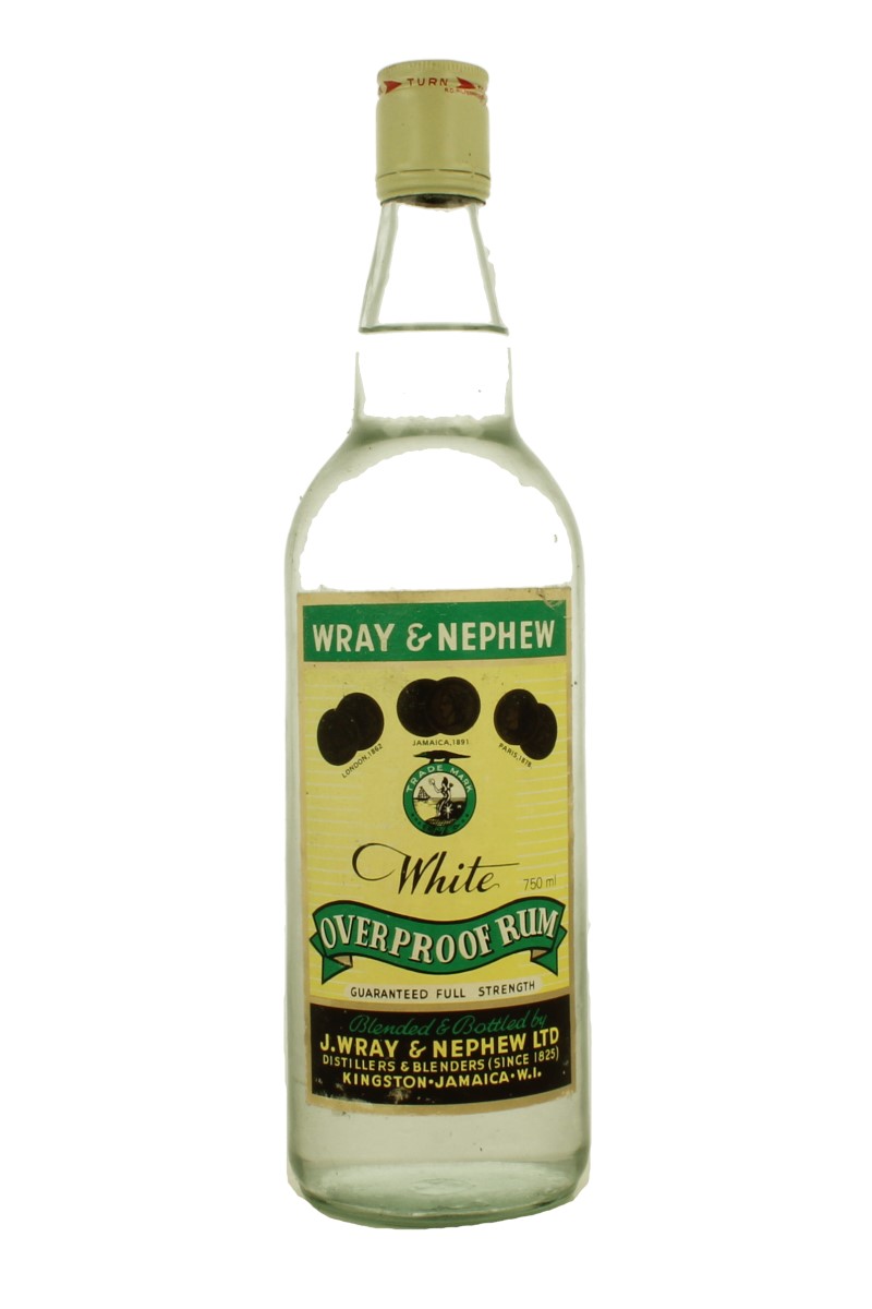 JAMAICA RUM - J. WRAY & NEPHEW - Bot.70's 75cl OB- Overproof - Products ...