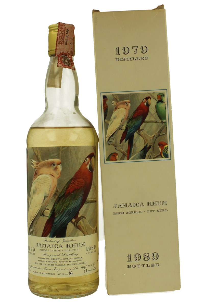 JAMAICA RUM - Monymusk Distillery 1979 1989 75cl 46% Moon Import ...
