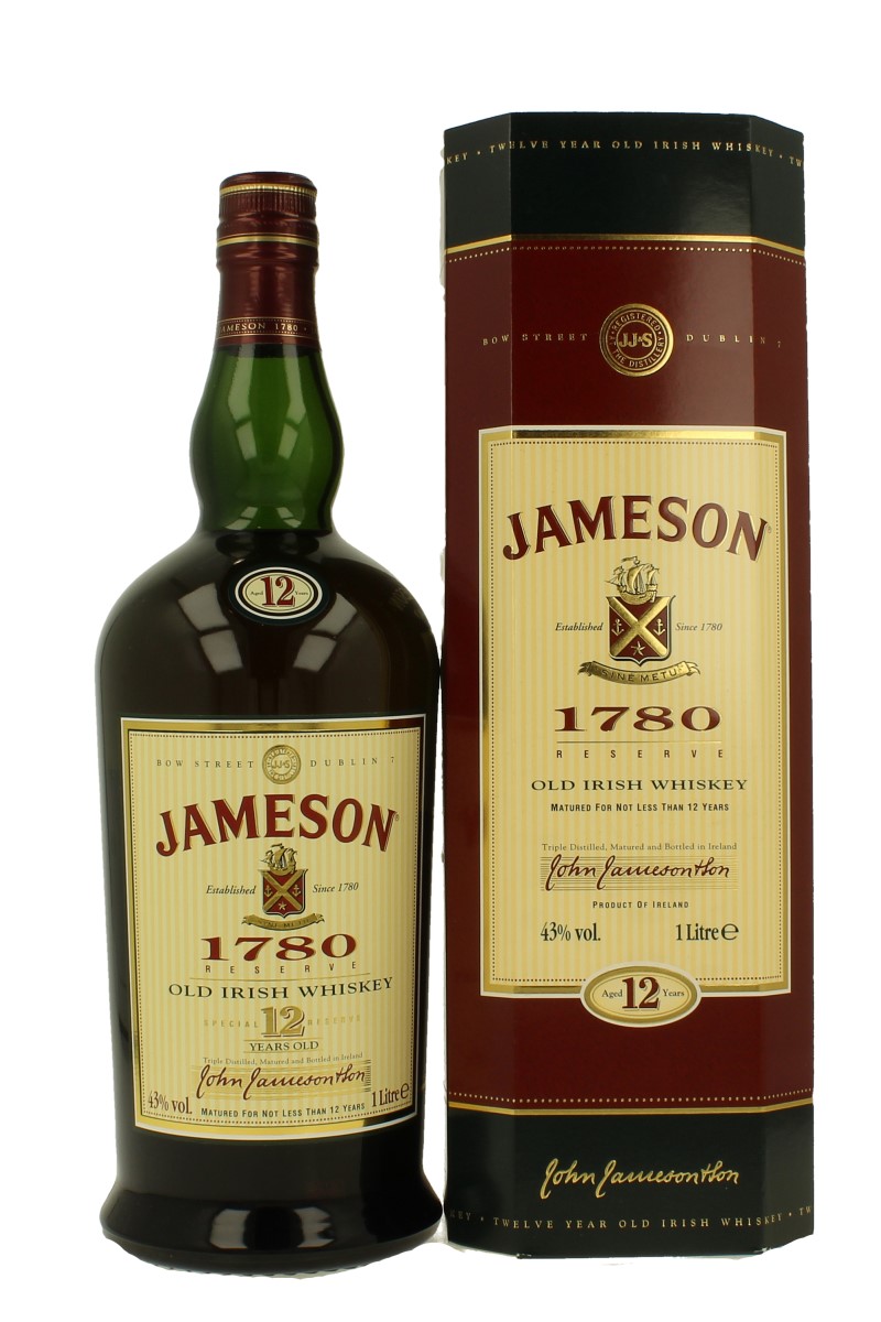 JAMESON 1780 15 years old Bot in The 90's 100CL 43% - Products - Whisky ...