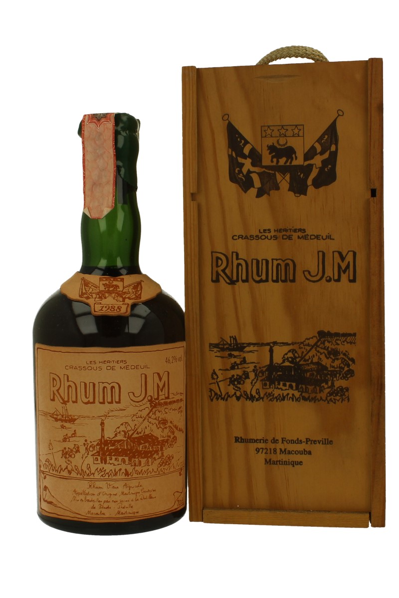 JM Rhum Vieux 1988 70cl 46.2% Gros Morne - Rhum Vieux Agricole ...