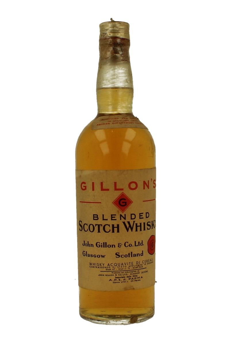JOHN GILLON Blended Scotch Whsiky Bot 60/70's 75cl 43% - Products ...