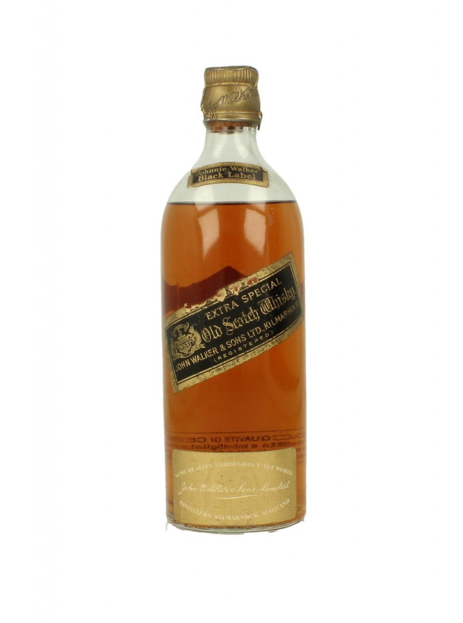 JOHNNIE WALKER Black Label Bot.50/60's 75cl - Blended Cork Stopper ...