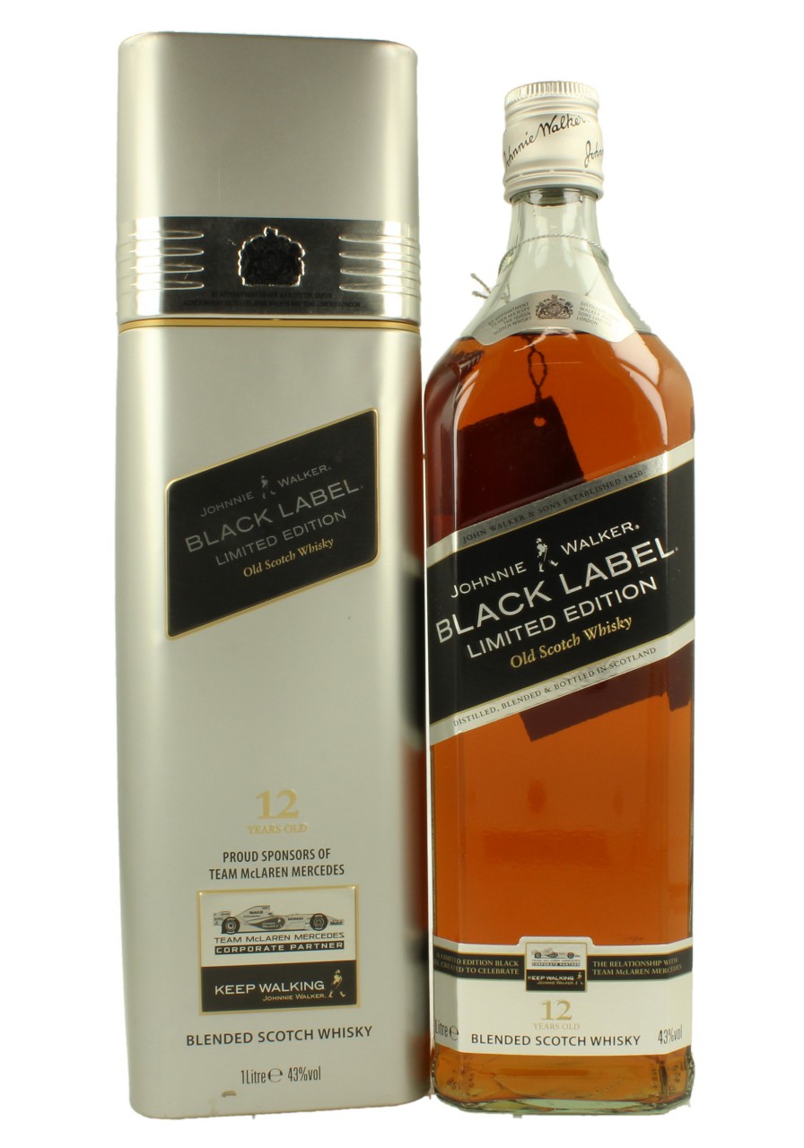 JOHNNIE WALKER BLACK LABEL MC LAREN EDITION 100CL 43 Products JOHNNIE WALKER BLACK LABEL MC LAREN EDITION 100CL 43 Products