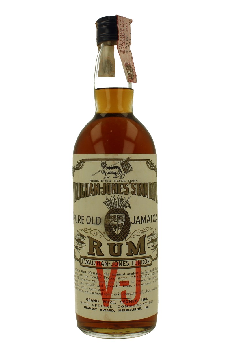 Jones JV Jamaica RUM Bot. in the 60'S /70's 75cl 43% E. Vaughan ...