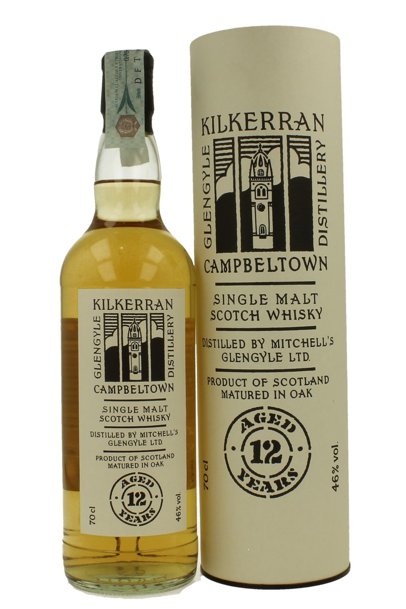 KILKERRAN 12 Years Old 70cl 46% OB - Products - Whisky Antique, Whisky & Spirits