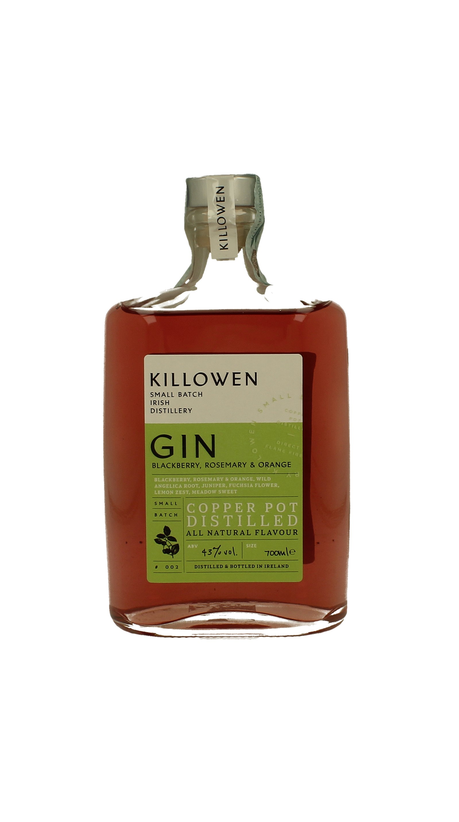 KILLOWEN Gin 70cl 43% Blackberry-Rosemary-Orange - Products - Whisky ...